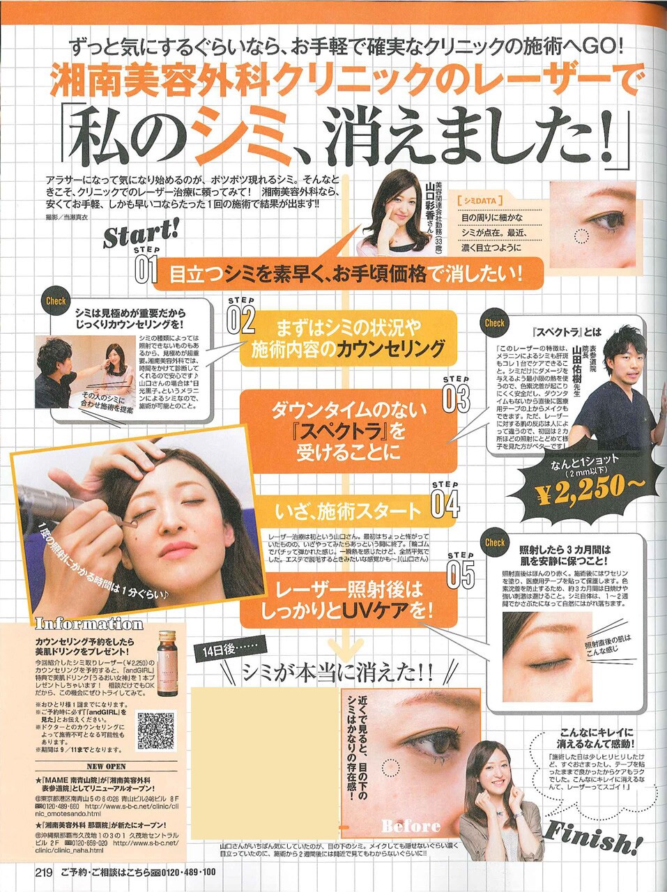 雑誌・WEB掲載情報｜美容外科・整形の症例画像9万3千枚！美容整形であなたの理想を叶えます。